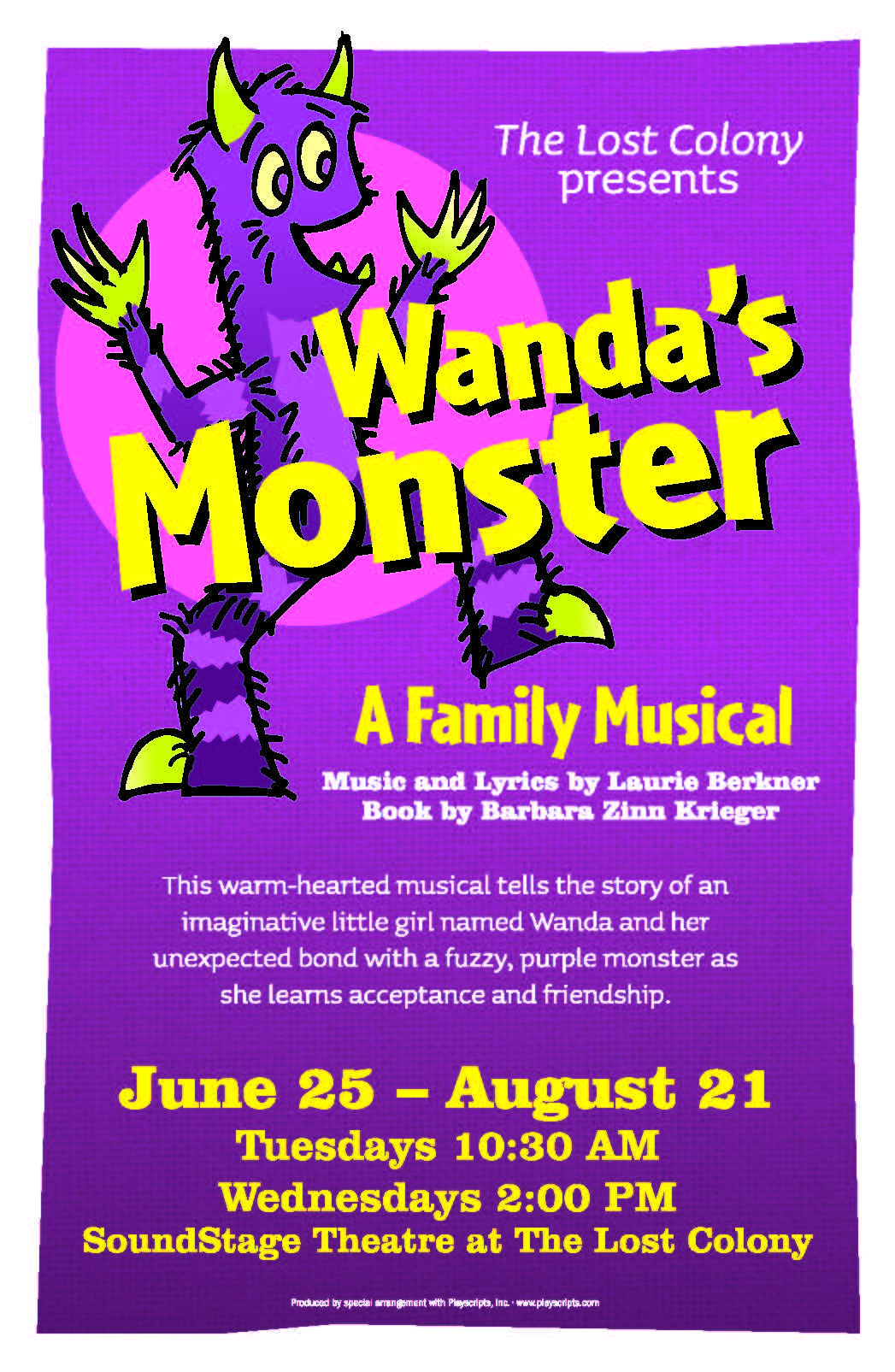 The Lost Colony Children’s Show, Wanda’s Monster, Opens June 25th | The ...